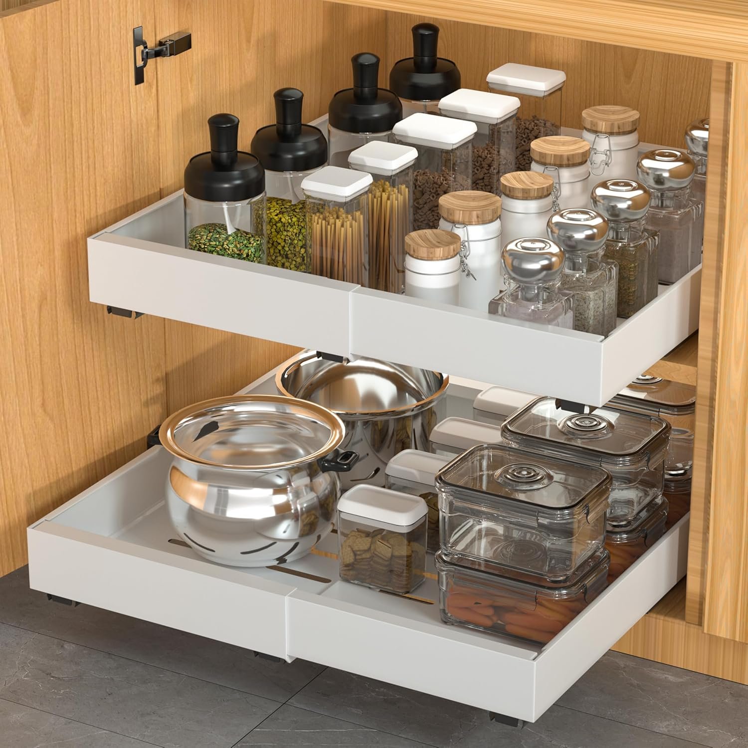 05 Lazy Susan Makeover Ideas to Maximize Corner Cabinet Space