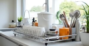 10 Compact Dish Drying Racks for Small Kitchens (Shop Now!)