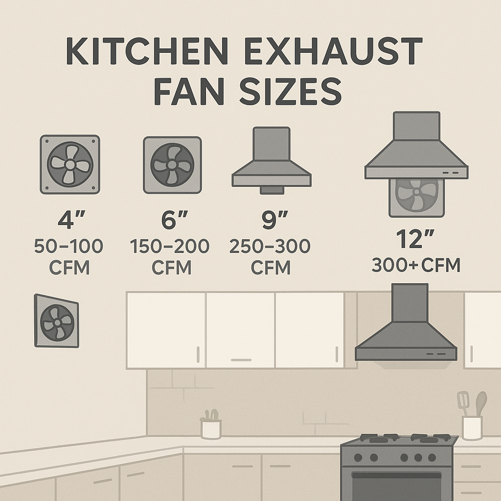 Finding the Perfect Kitchen Exhaust Fan Size: A Comprehensive Guide