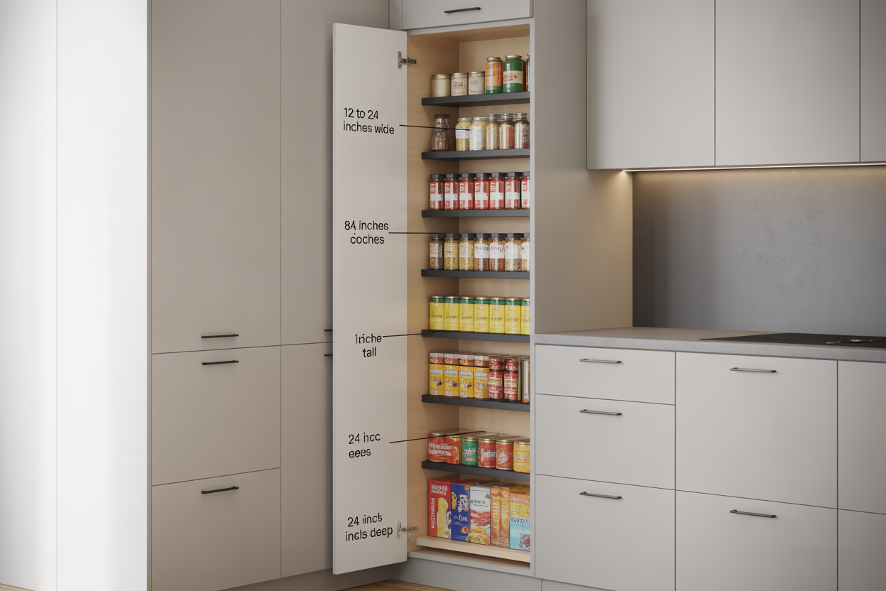 What Are Average Kitchen Pantry Dimensions?