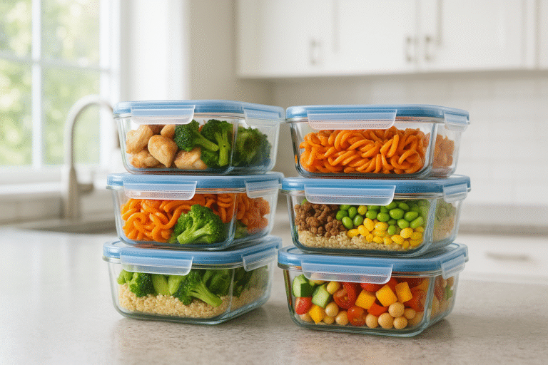 These Glass Food Storage Containers Make Food Prep and Organization a ...